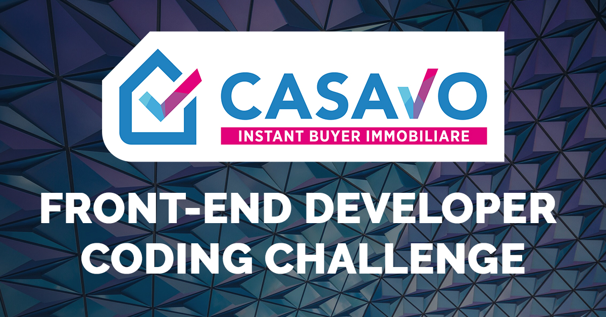 Casavo Front-End Developer Coding Challenge